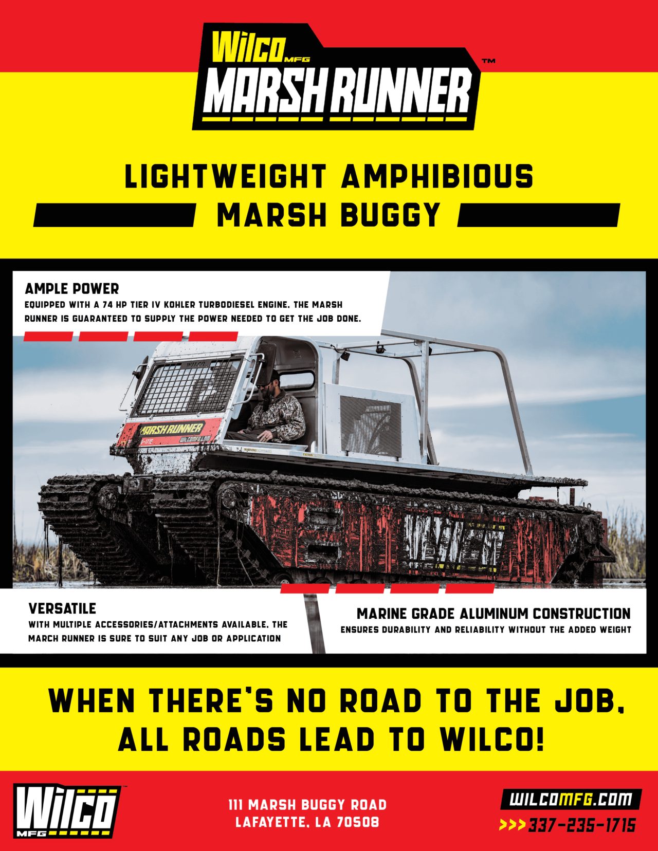 Marsh Runner – Marsh Equipment for Sale – Wilco Manufacturing