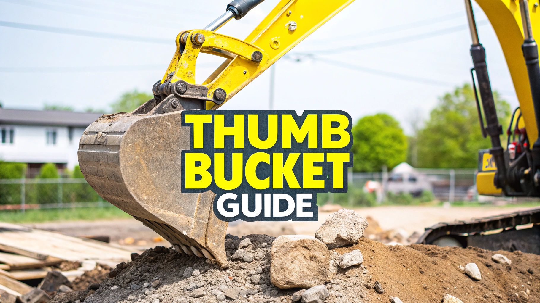 A Complete Guide to the Excavator Thumb Bucket