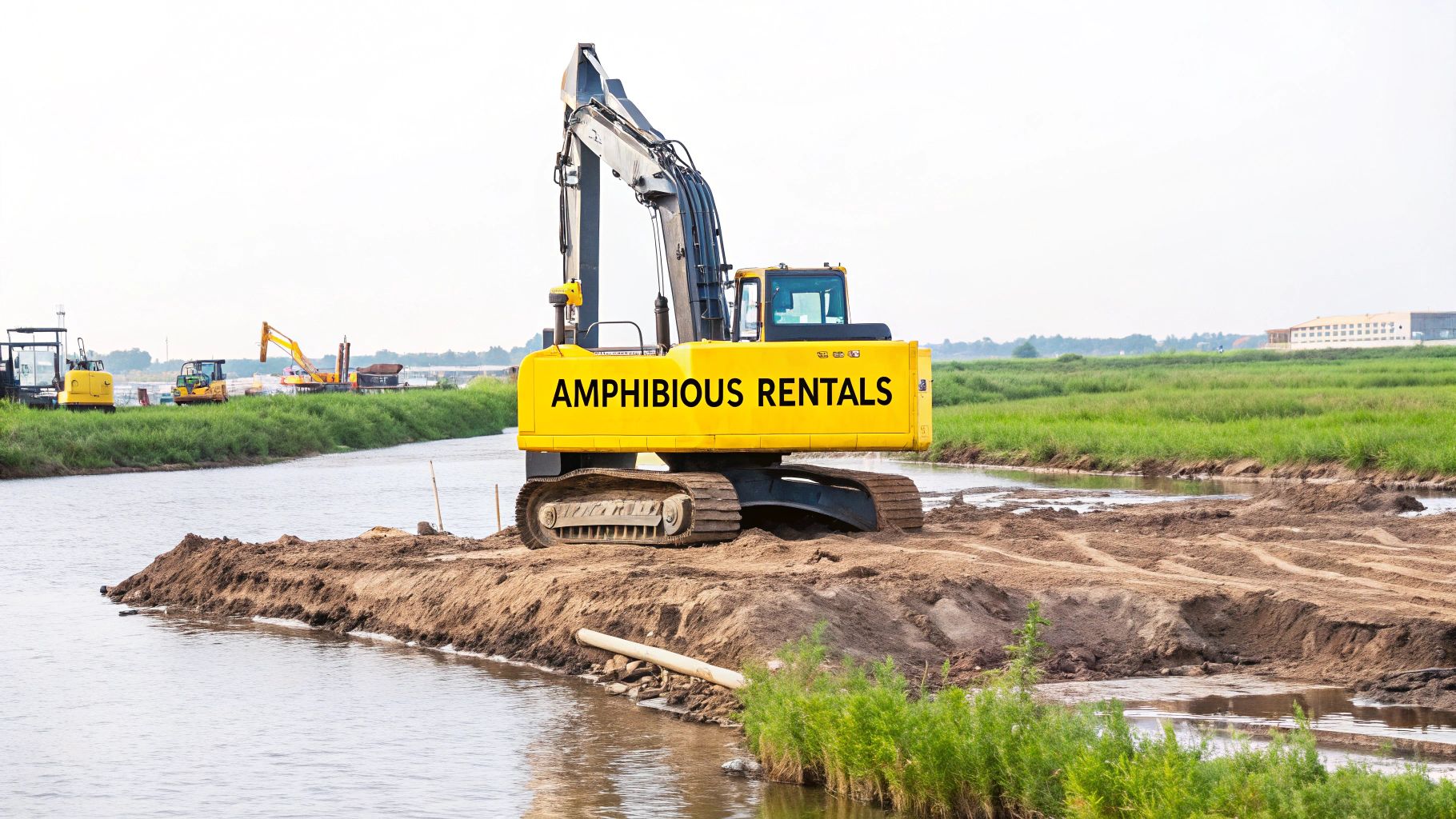 Amphibious Excavators for Rent: A Project Manager's Guide