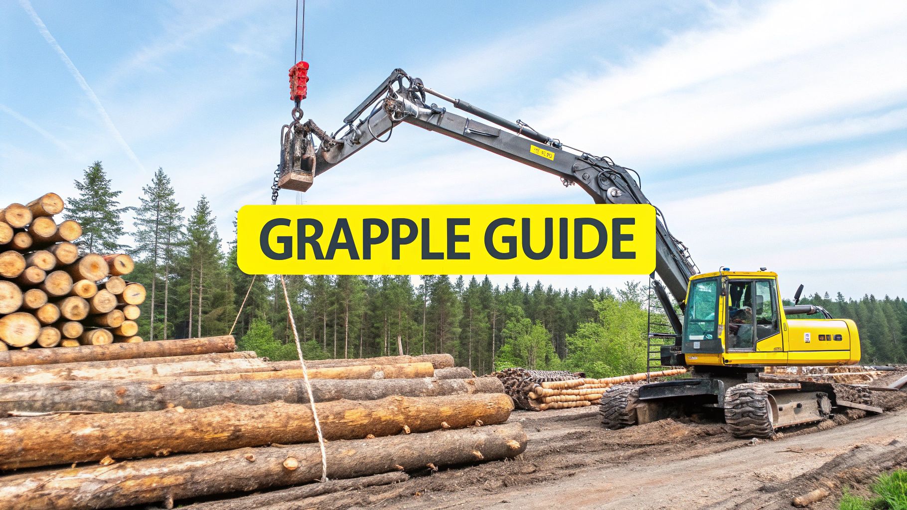 A Guide to Excavator Grapple Attachments