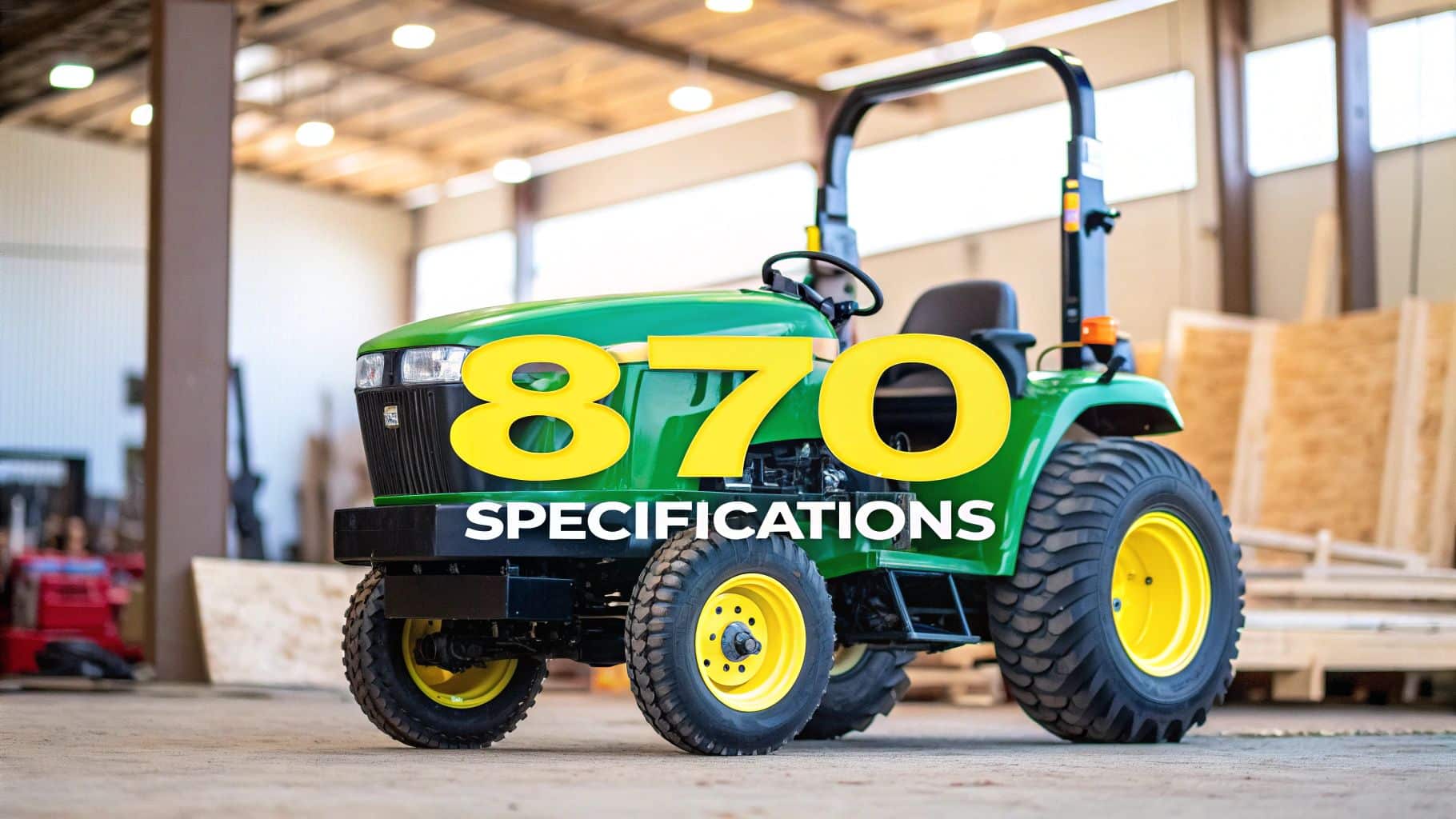 John Deere 870 Specifications: A Complete Guide